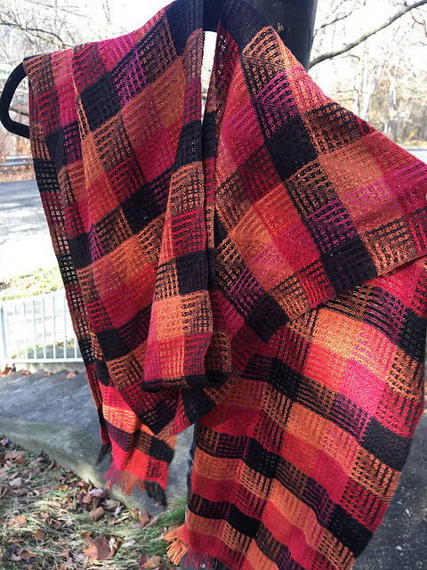Ravelry: amygwen99's Fibonacci and Huck Scarves