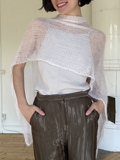 Ravelry: The Mohair Poncho pattern by amyisknitting