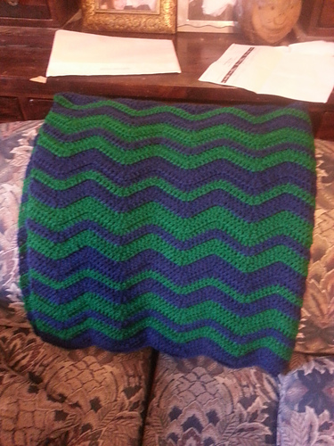 Ravelry: Windsor Ripple Throw pattern by Marianne Forrestal