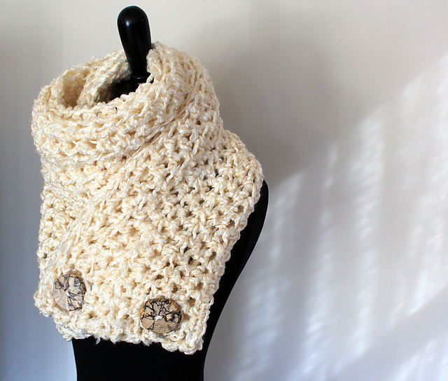 Ravelry: Button It Up Scarf pattern by Diana Burk