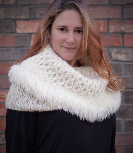 Ravelry: Camille's Snow Hood pattern by Diana Burk