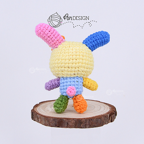 Ravelry: rainbow bunny pattern by andesign craft