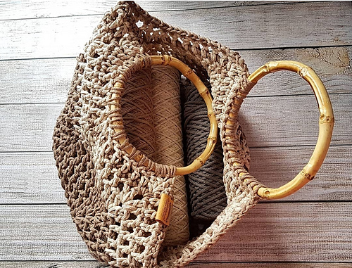 Ravelry: AnDREAMStudio's Rope Net Bag