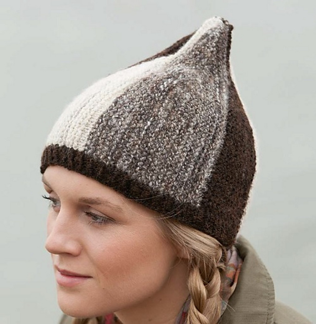 Ravelry: Wedges Hat in Jacob wool pattern by Leslie Ann Hauer