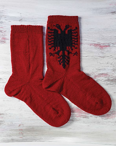 Ravelry: Double-Headed Eagle Socks pattern by Mimi Seyferth