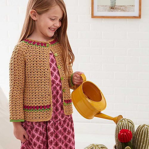 Ravelry: Tulips Cardigan pattern by Anastasia Popova
