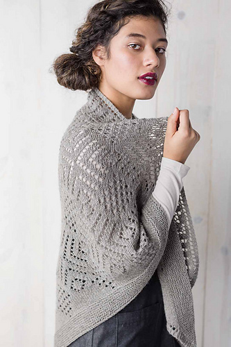 Ravelry: Geo-Snow Shawl pattern by Anne Jones