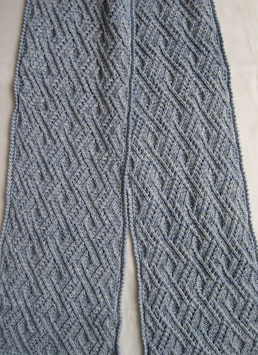 Ravelry: Gauss Twisted Scarf pattern by Linda Lehman