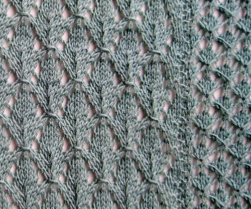 Ravelry: Spring Leaf Lace Wrap pattern by Linda Lehman