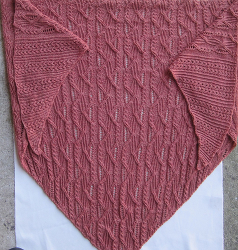 Ravelry: Adirondacks Cable Lace Cuneate pattern by Linda Lehman