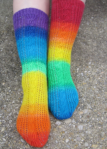 Ravelry: Hobbs Gradient Socks pattern by Linda Lehman