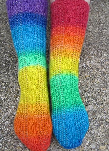 Ravelry: Hobbs Gradient Socks pattern by Linda Lehman