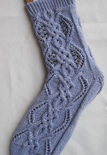 Ravelry: Halifax Beaded Socks pattern by Linda Lehman