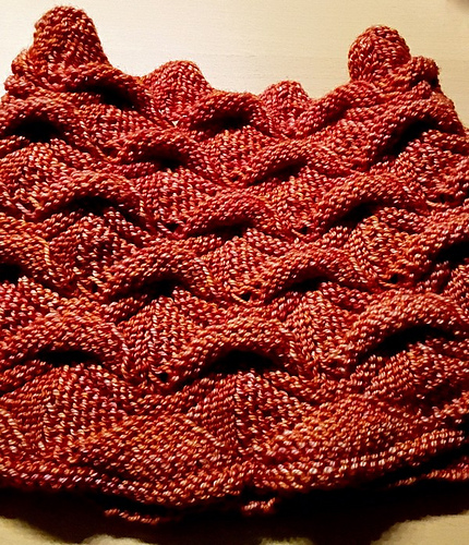Ravelry: Dragon Skin Cowl pattern by Angela Mühlpfordt