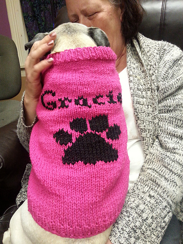 Ravelry: Pug Dog Sweater pattern by Angelcatkins (Elizabeth Scott) Designs