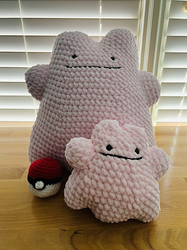 Ravelry: Pokemon - Ditto Mini Plush pattern by Angie Yi