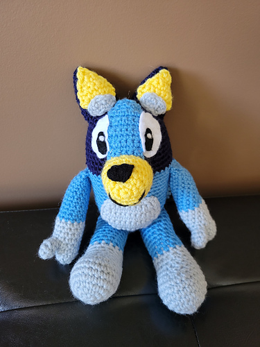 Ravelry: Crochet Bluey pattern by Angela N Turner