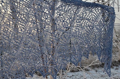 Ravelry: Frozen Shawl pattern by Agata A. Piasecka