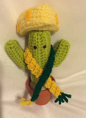 Ravelry: Green bay cheese hat and scarf pattern by anna lee