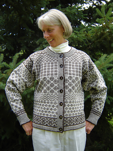Ravelry: Faroese Sampler Cardigan pattern by Sheryl Hill