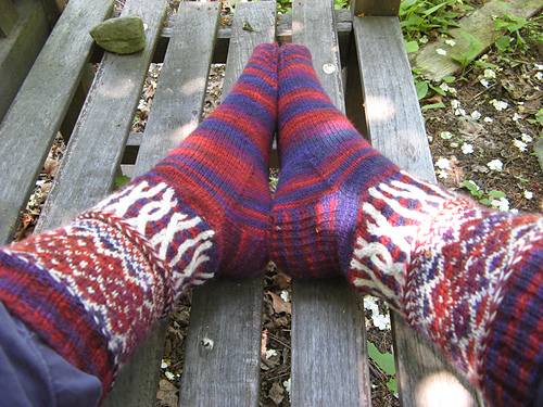 Ravelry: Fringe Socks pattern by Stephannie Tallent