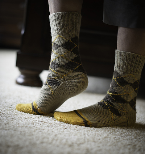 Ravelry: Outlander Argyle Sock pattern by Anne Berk