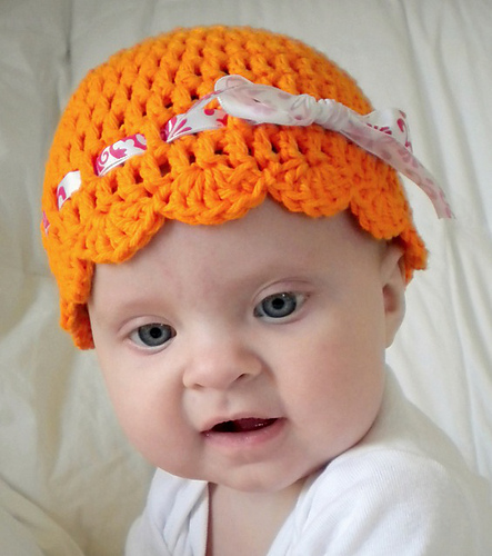 Ravelry: Baby Flapper-Girl Hat pattern by Anna Virginia