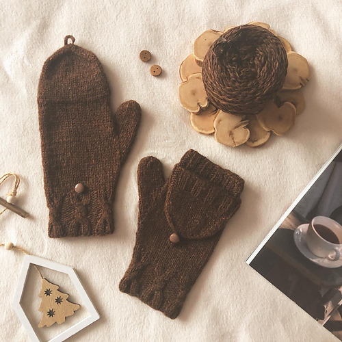 Mittens for a friend who's going to Antarctica to complete fieldwork ...