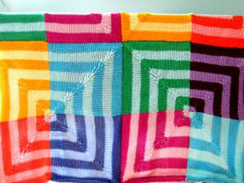 Ravelry: Mitered Square Blanket pattern by Kay Gardiner and Ann Shayne