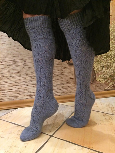 Ravelry: Floral Harmony Socks pattern by Victoria Galkina