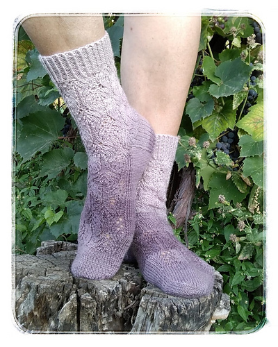 Ravelry: Floral Harmony Socks pattern by Victoria Galkina