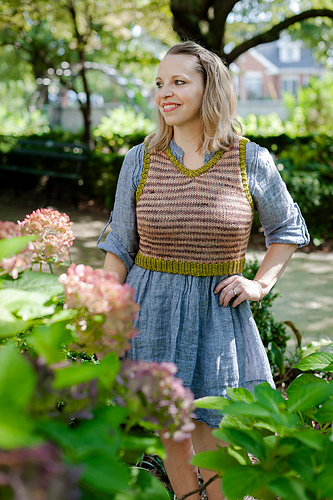 Ravelry: Striped Market Vest pattern by Kate Oates
