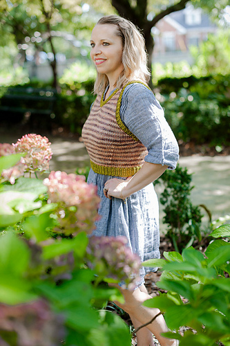 Ravelry: Striped Market Vest pattern by Kate Oates