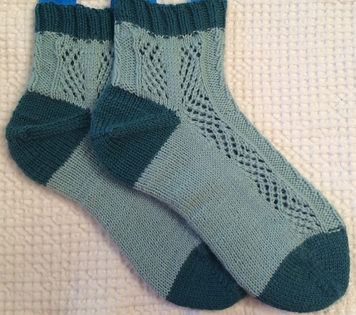 Ravelry: Lattice Love Socks pattern by Anye M. Shafer
