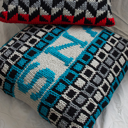 Ravelry: MOD Pillows pattern by Meghan Jones