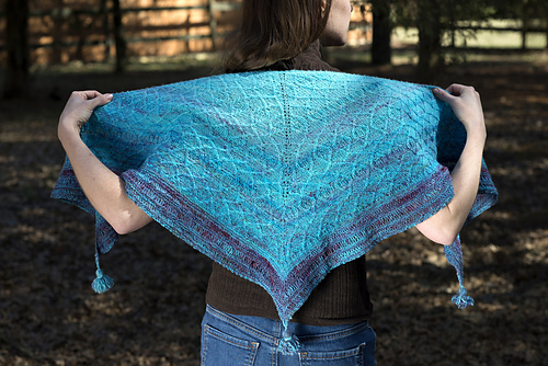 Ravelry: Bohemian Rhapsody Shawl pattern by Liz Capik
