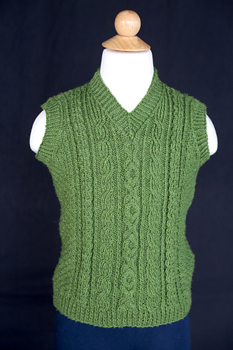 Ravelry: Kisses & Hugs Vest pattern by Peg Baker