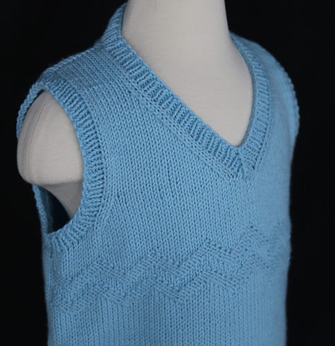 Ravelry: Sort of Charlie Brown Vest pattern by Arenda Holladay