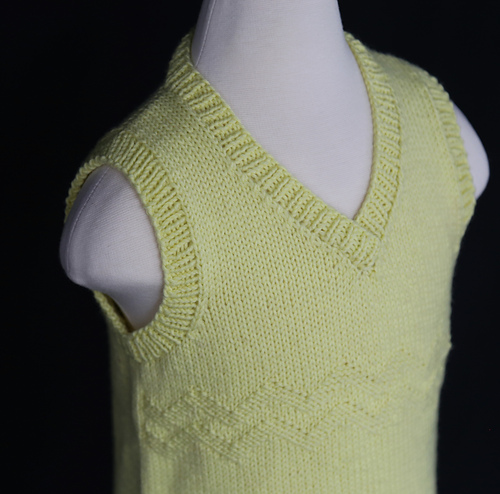 Ravelry: Sort of Charlie Brown Vest pattern by Arenda Holladay