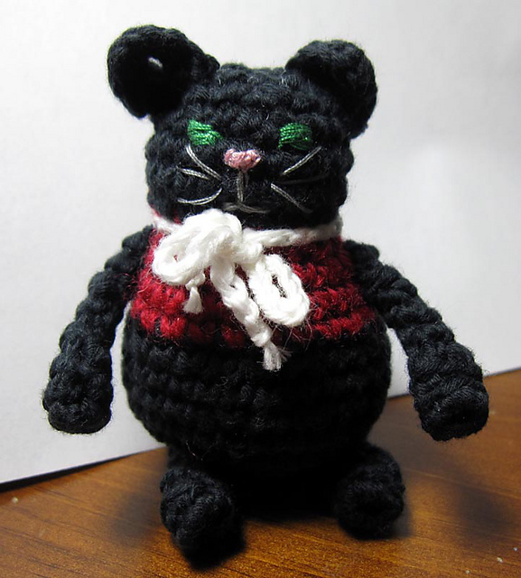 Ravelry: Black Cat - Kot Begemot pattern by Tatiana Hlasko