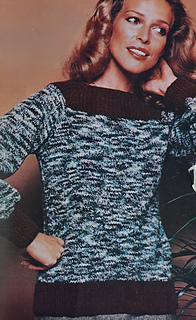 Ravelry: Casual Pullover with Contrasting Bands pattern by Workbasket ...