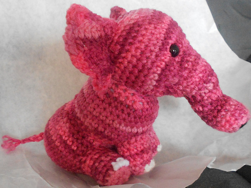 Ravelry: Pink Elephant pattern by Jessica Boyer