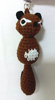 Ravelry: chipmunk keychain pattern by Chaon Lim