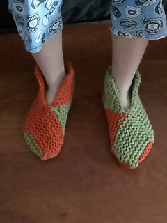 Ravelry: asdmum75's Slippers for Simon