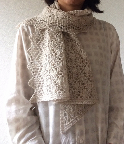 Ravelry: Kikyo Shawlette pattern by Mari Tobita