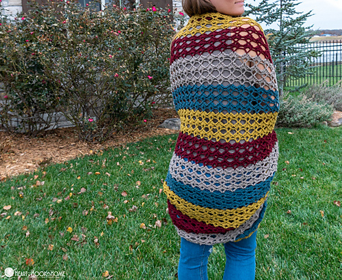 Ravelry: Shady Shell Cocoon pattern by Ashlea Schumaker