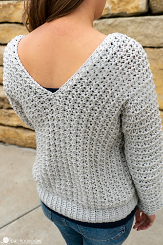 Ravelry: Basic V-Neck Sweater pattern by Ashlea Schumaker