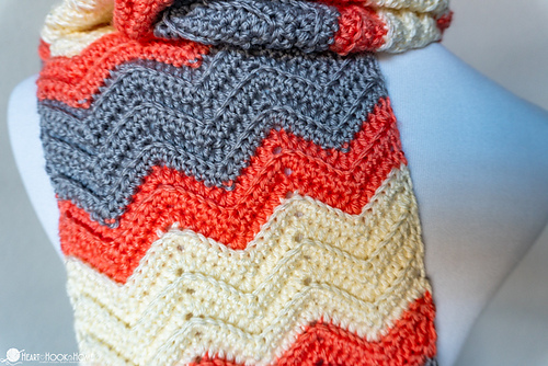Ravelry: Simple Chevron Scarf pattern by Ashlea Schumaker