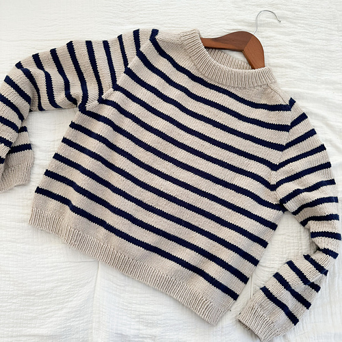 Ravelry: Catalina Striped Pullover pattern by Ashley Lillis