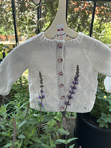 Ravelry: Bouquet de fleurs cardigan pattern by Anne B Hanssen